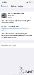Apple ปล่อย iOS 12 beta ให้นักพัฒนาได้อัปเดตแล้ว - iPhoneMod