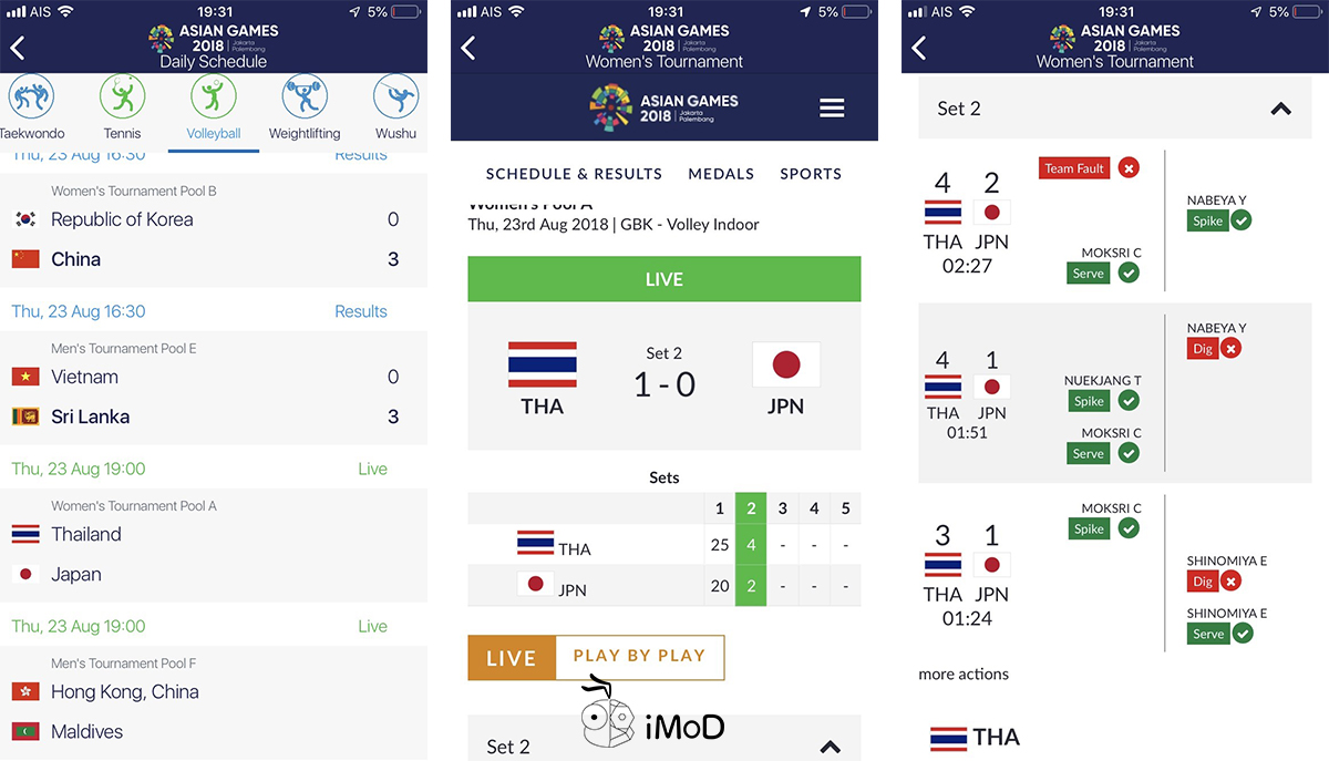 Asian Games แอปติดตามกีฬาเอเชียนเกมส์ 2018 อย่างเป็นทางการ