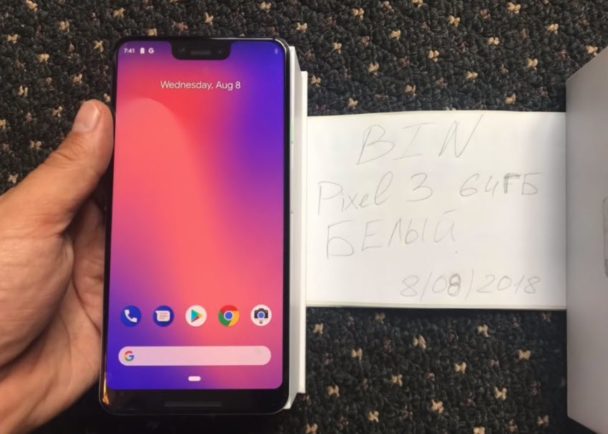 (หลุด) วิดีโอแกะกล่อง Google Pixel 3 XL มาพร้อมรอยบากเหมือน iPhone X