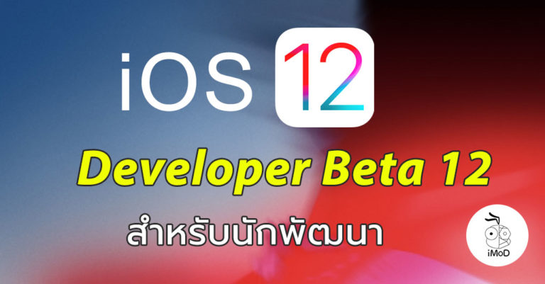 Apple ปล่อย iOS 12.1.3 Developer beta 2 สำหรับนักพัฒนาให้อัปเดตแล้ว