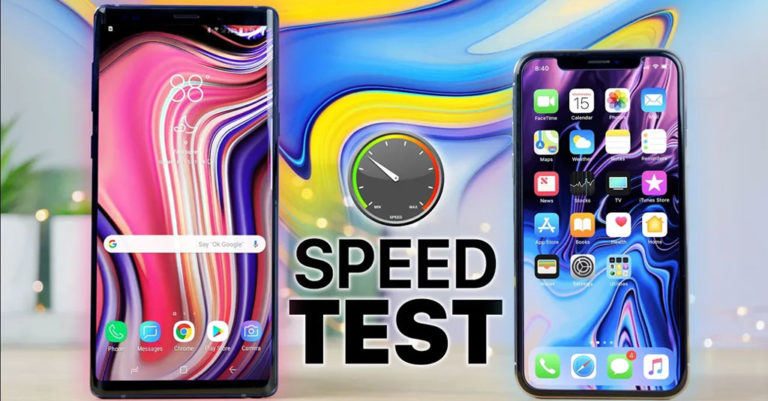 เปรียบเทียบความเร็ว (Speed Test) iPhone X กับ Galaxy Note 8