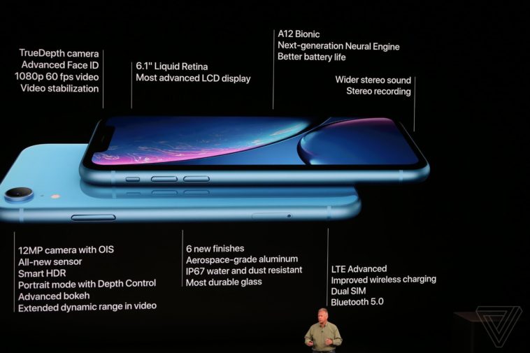 เปิดตัว iPhone XR หน้าจอ 6.1 นิ้วมี 6 สีให้เลือก เริ่มต้น $749