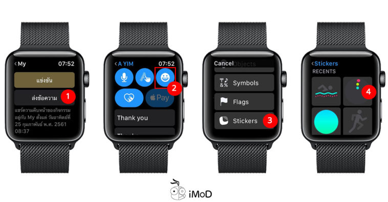 แนะนำสติ๊กเกอร์ Activity ใหม่ใน iMessage ที่มาพร้อมกับ iOS 12