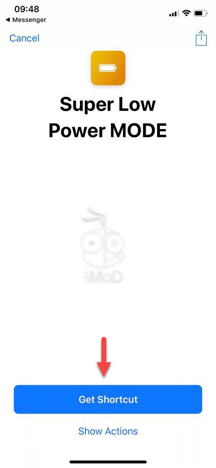 วิธีเปิด Super Low Power MODE ด้วย Siri Shortcut ใน iOS 12 & iOS 13