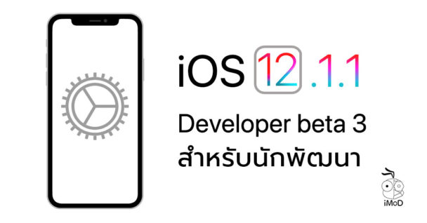 Apple ปล่อย iOS 12.1.1 Developer beta 1 สำหรับนักพัฒนาให้อัปเดตแล้ว