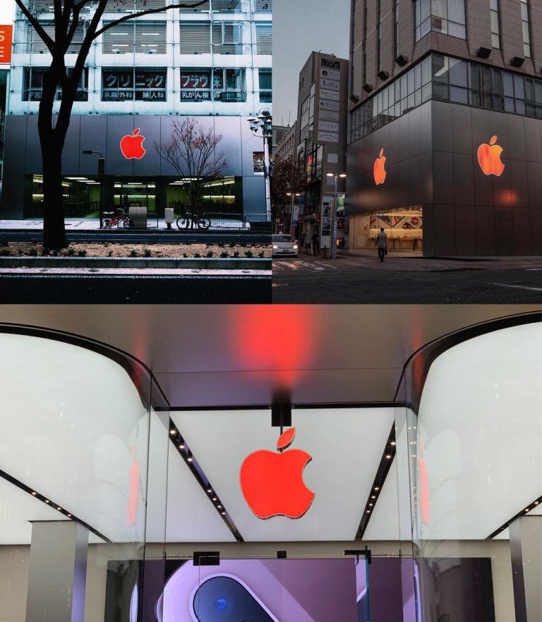 Apple Store หลายแห่งเปลี่ยนโลโก้หน้าร้านเป็นสีแดง (RED) เนื่องในวัน ...