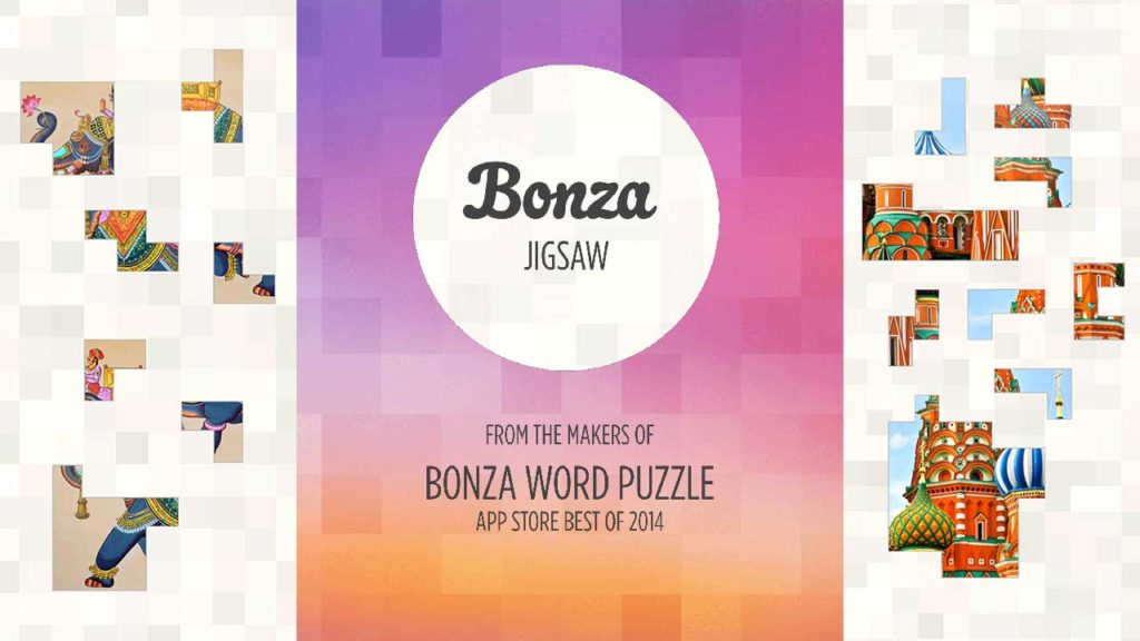 Bonza Jigsaw เกมไอเดียเก๋ ต่อจิ๊กซอว์ไปพร้อมกับตัวต่อ Tetris