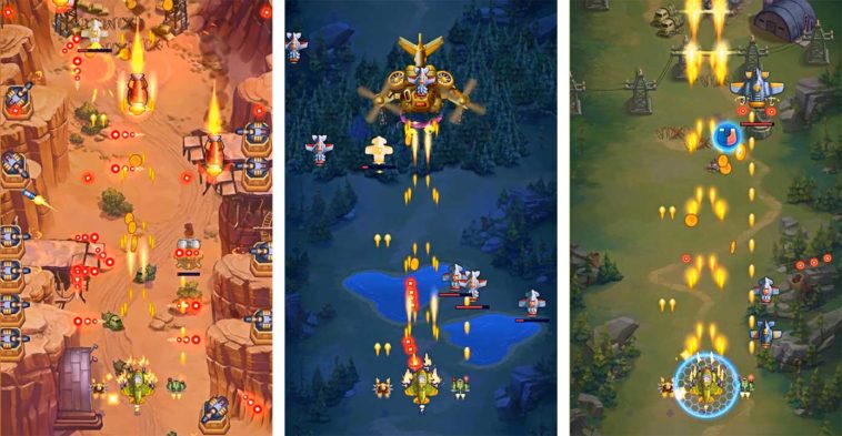 HAWK – Plane Squadron Shooter เกม Shooter เล่นมันในนิ้วเดียวระดับตำนาน