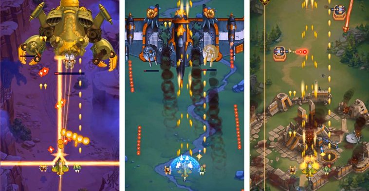 HAWK – Plane Squadron Shooter เกม Shooter เล่นมันในนิ้วเดียวระดับตำนาน