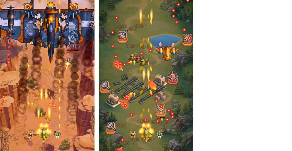 HAWK – Plane Squadron Shooter เกม Shooter เล่นมันในนิ้วเดียวระดับตำนาน