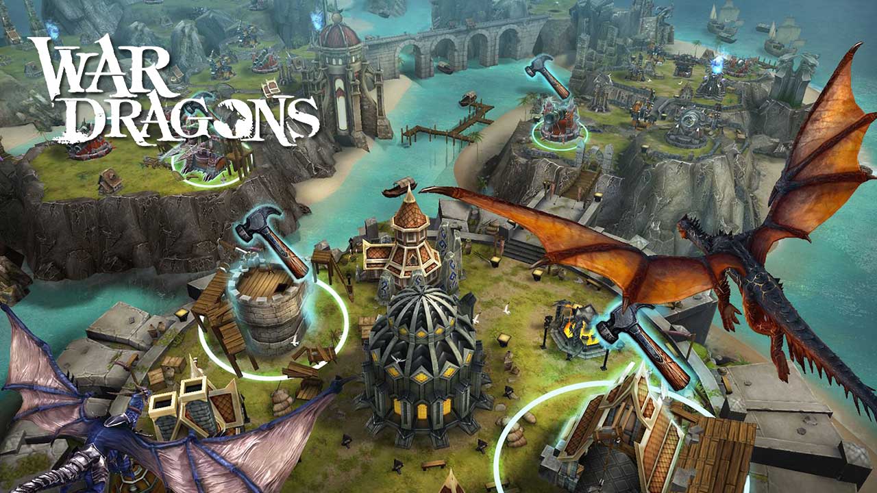 War Dragons เกมกลยุทธ์ 3D สงครามมังกรพ่นไฟทำลายเมือง - iMoD