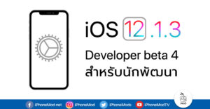 Apple ปล่อย iOS 12.1.3 Developer beta 2 สำหรับนักพัฒนาให้อัปเดตแล้ว
