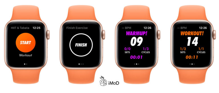 ออกกำลังกายแบบ HIIT หนักสลับเบา ไปพร้อมกับแอป HIIT & Tabata บน Apple Watch