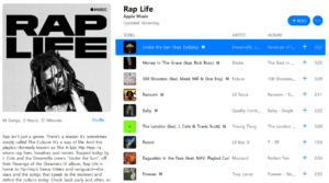 Apple Music A-List: Hip Hop เปลี่ยนชื่อ Playlist เป็น Rap Life (สายแร็พ ...