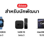 Apple ปล่อย iOS 13, iPadOS Developer beta 3 ให้นักพัฒนาได้อัปเดต