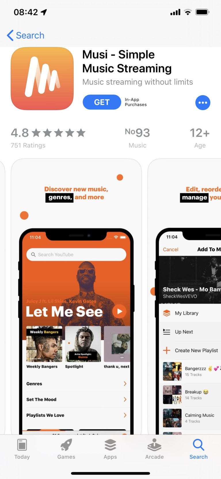Musi ฟังเพลง YouTube ปิดหน้าจอ 2019 สลับไปเล่นแอปอื่นได้ เพลงไม่หยุดเล่น