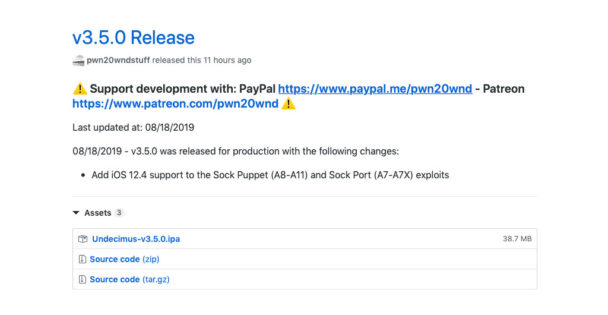 Unc0ver ปล่อยตัว Jailbreak iOS 12.4 สำหรับ iPhone รุ่นชิป A7-A11