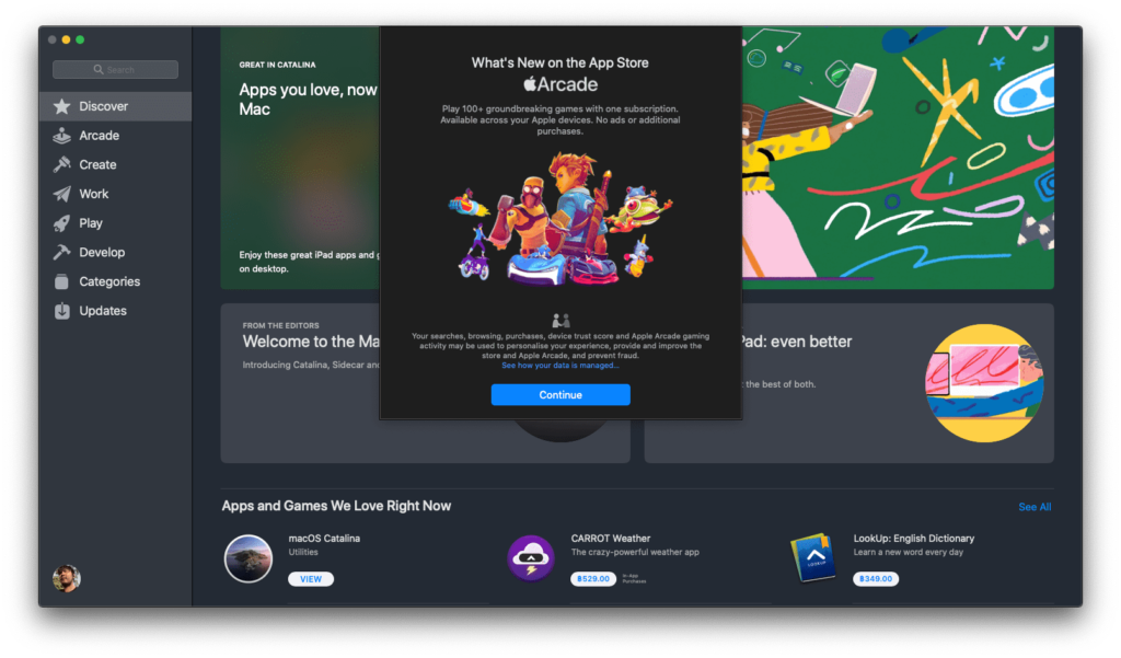 Apple Arcade เปิดให้บริการบน Mac (macOS Catalina) แล้ว