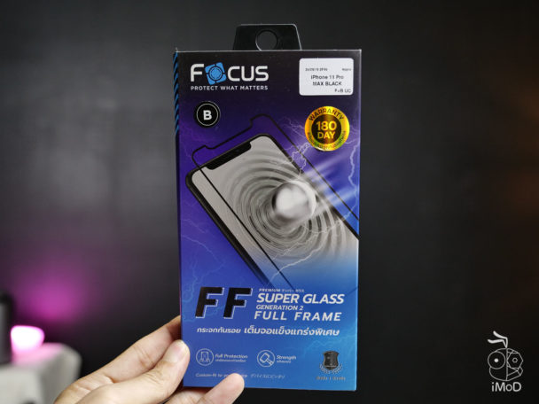 รีวิวฟิล์มกระจก Focus Super Glass Full Frame แข็งแรงติดเต็มจอ iPhone 11 ...