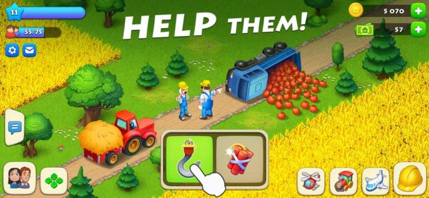 Township: Farm & City Building เกมมือถือสร้างเมืองและทำฟาร์มแสนสนุก