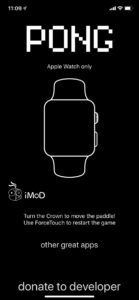 แนะนำเกม PONG เล่นฆ่าเวลาเล่นบน Apple Watch เล่นง่าย เล่นสนุก