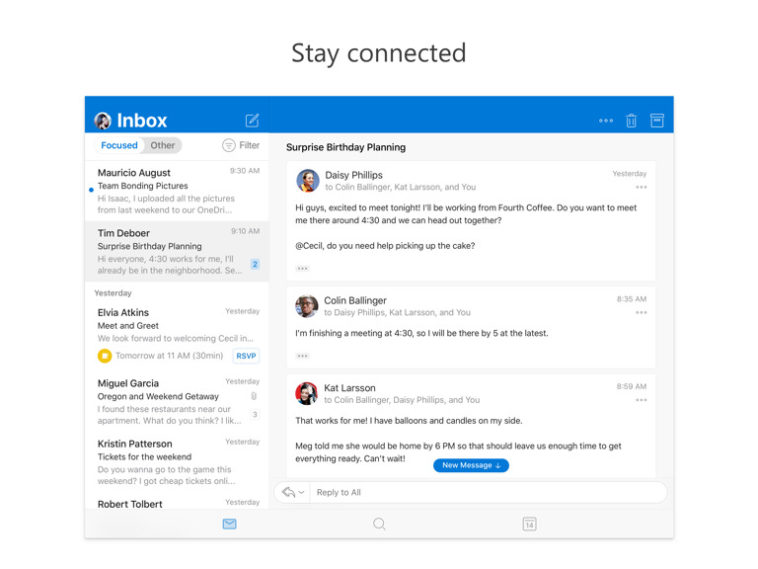 Microsoft Outlook รองรับการแสดงผลสองหน้าจอ (Split View) บน iPad แล้ว