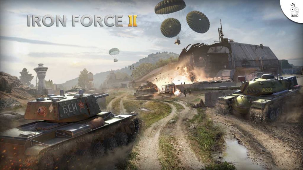 Iron Force 2 เกมมือถือสงครามรถถังออนไลน์ จัดทีม PvP แบบ 5 ต่อ 5