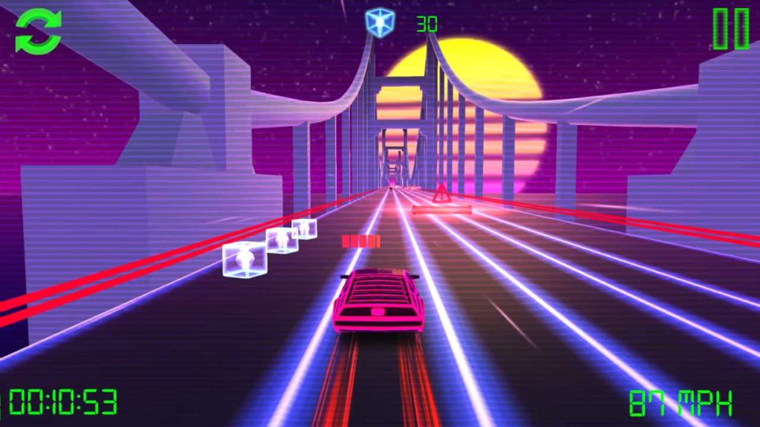 Retro Drive เกมแข่งรถสายเรโทร ที่ให้กลิ่นอายของยุค 80s แบบสุดๆ