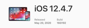 Apple ปล่อยอัปเดต iOS 12.4.7 สำหรับ iPhone, iPad เก่า, IPSW ให้ดาวน์โหลด