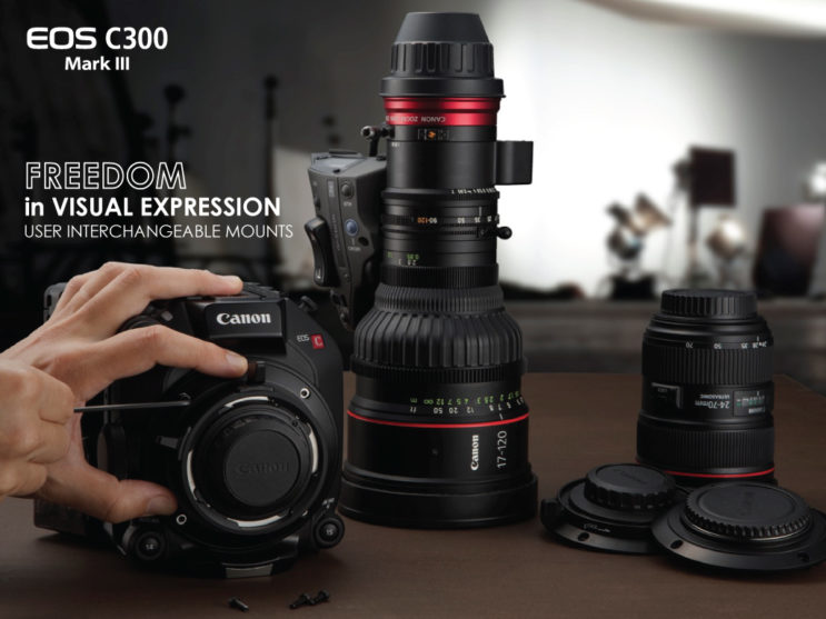 เปิดตัวกล้อง Canon EOS C300 Mark III พร้อมเลนส์ “CINE-SERVO”