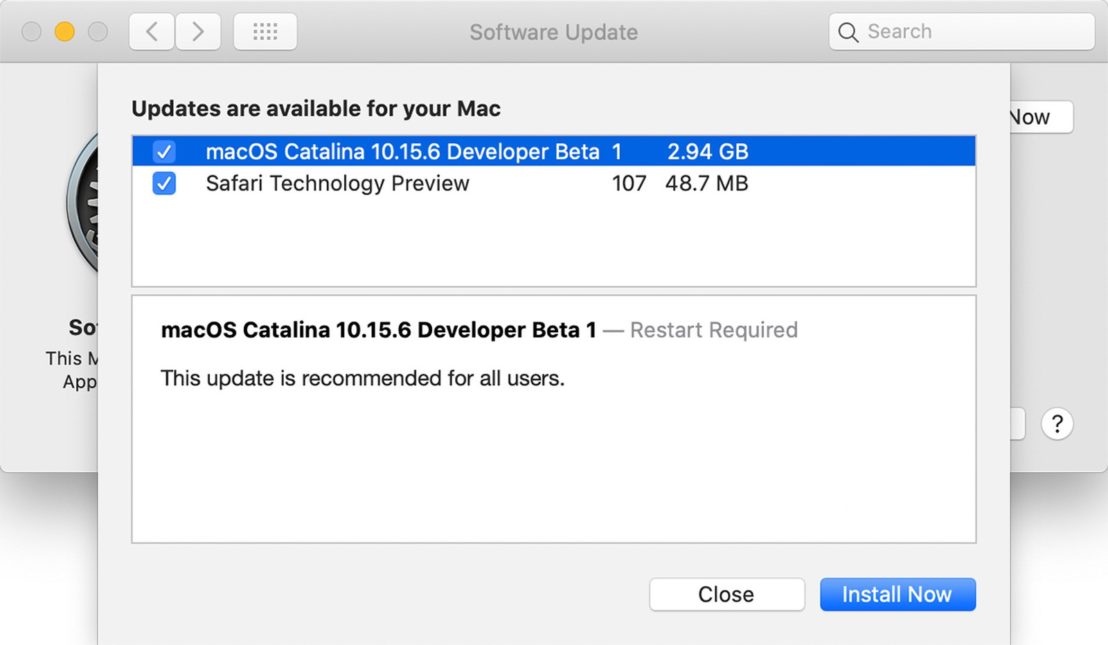 Apple ปล่อย macOS Catalina 10.15.6 Beta 1 ให้นักพัฒนาอัปเดตแล้ว