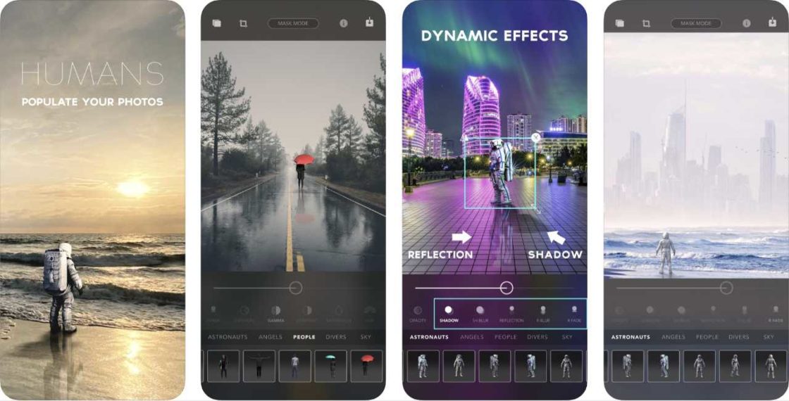 Humans Photo Editor แอปเติมรูปถ่ายด้วยภาพมนุษย์แบบสมจริงมากกว่า 80 คน