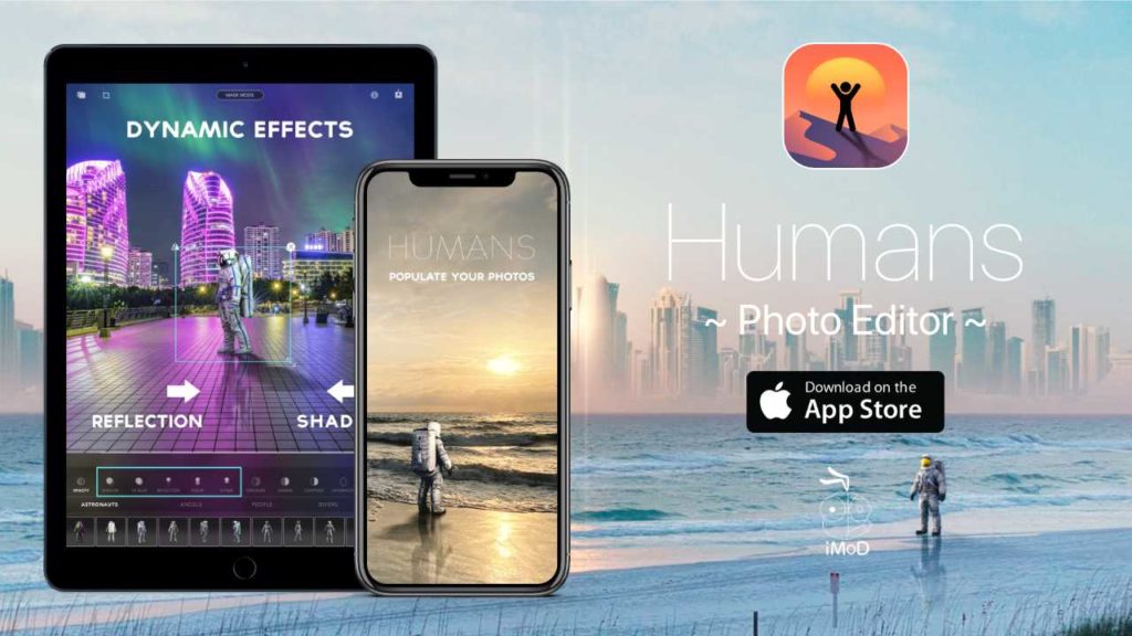 Humans Photo Editor แอปเติมรูปถ่ายด้วยภาพมนุษย์แบบสมจริงมากกว่า 80 คน