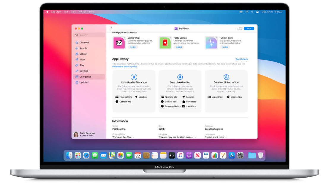ชมภาพตัวอย่างหน้าจอหลายๆ ส่วนของ macOS Big Sur