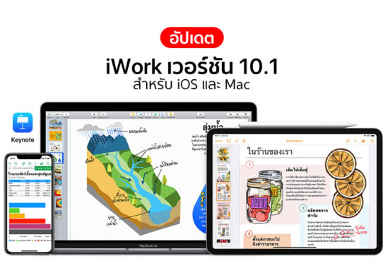แอป iWork เตรียมอัปเดตใหม่ รองรับการทำภาพเคลื่อนไหว การพิมพ์ข้อความ ...