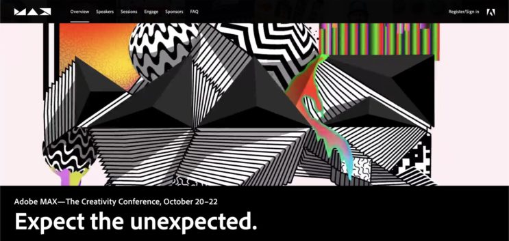 งาน Adobe Max 2020 เปิดให้ลงทะเบียนแล้ววันนี้ เริ่มงาน 20 - 22 ตุลาคม 2020
