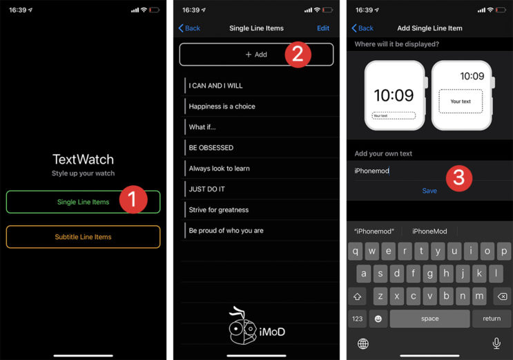 TextWatch ใส่คำคมบนหน้าปัด Apple Watch ปรับเปลี่ยนได้ตามใจชอบ
