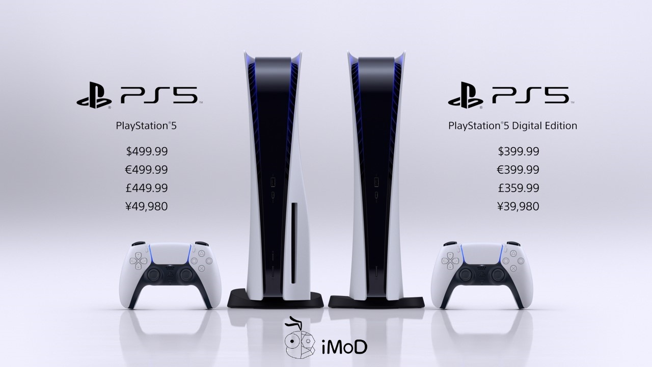 Sony ประกาศราคา Playstation 5 เริ่มต้นประมาณ 12 455 บาท Imod