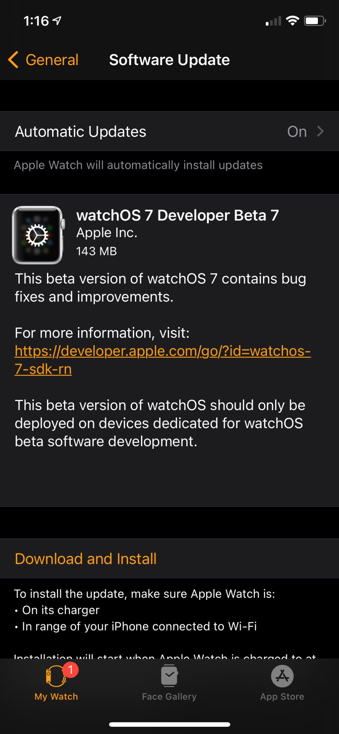 Apple ปล่อย watchOS 7 Developer Beta 7 ให้นักพัฒนาทดสอบแล้ว