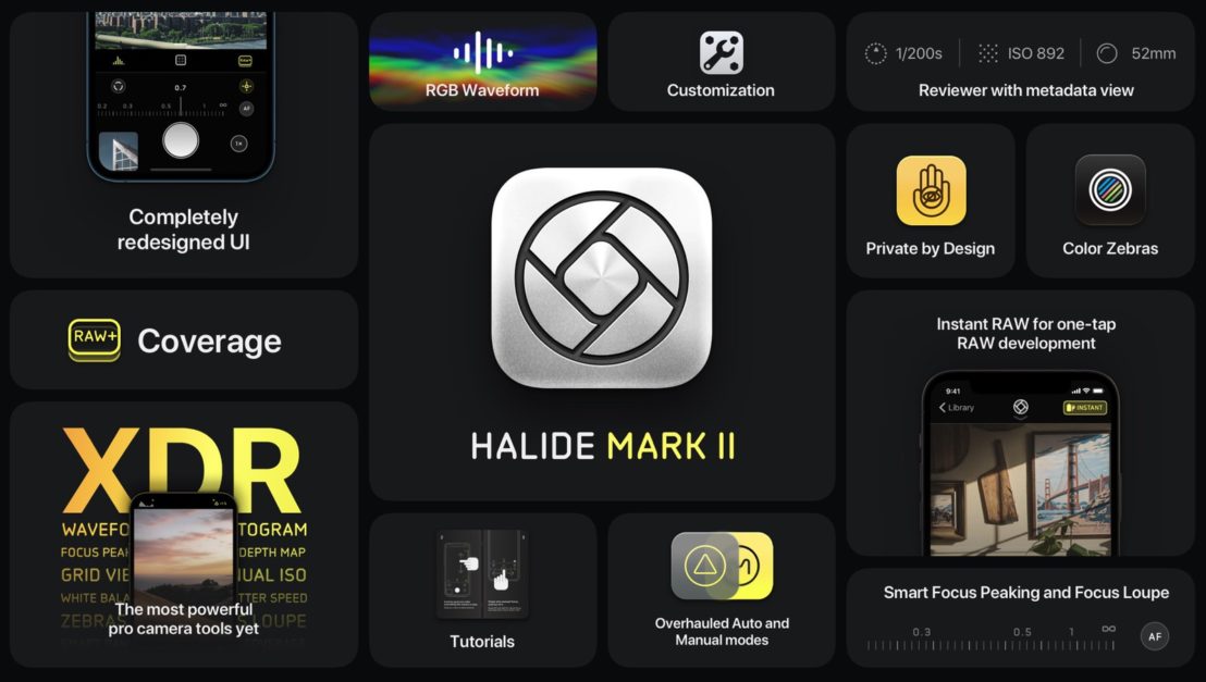 เปิดตัว Halide Mark II แทนแอป Halide เดิม มาพร้อมฟีเจอร์ระดับโปร รองรับ ...