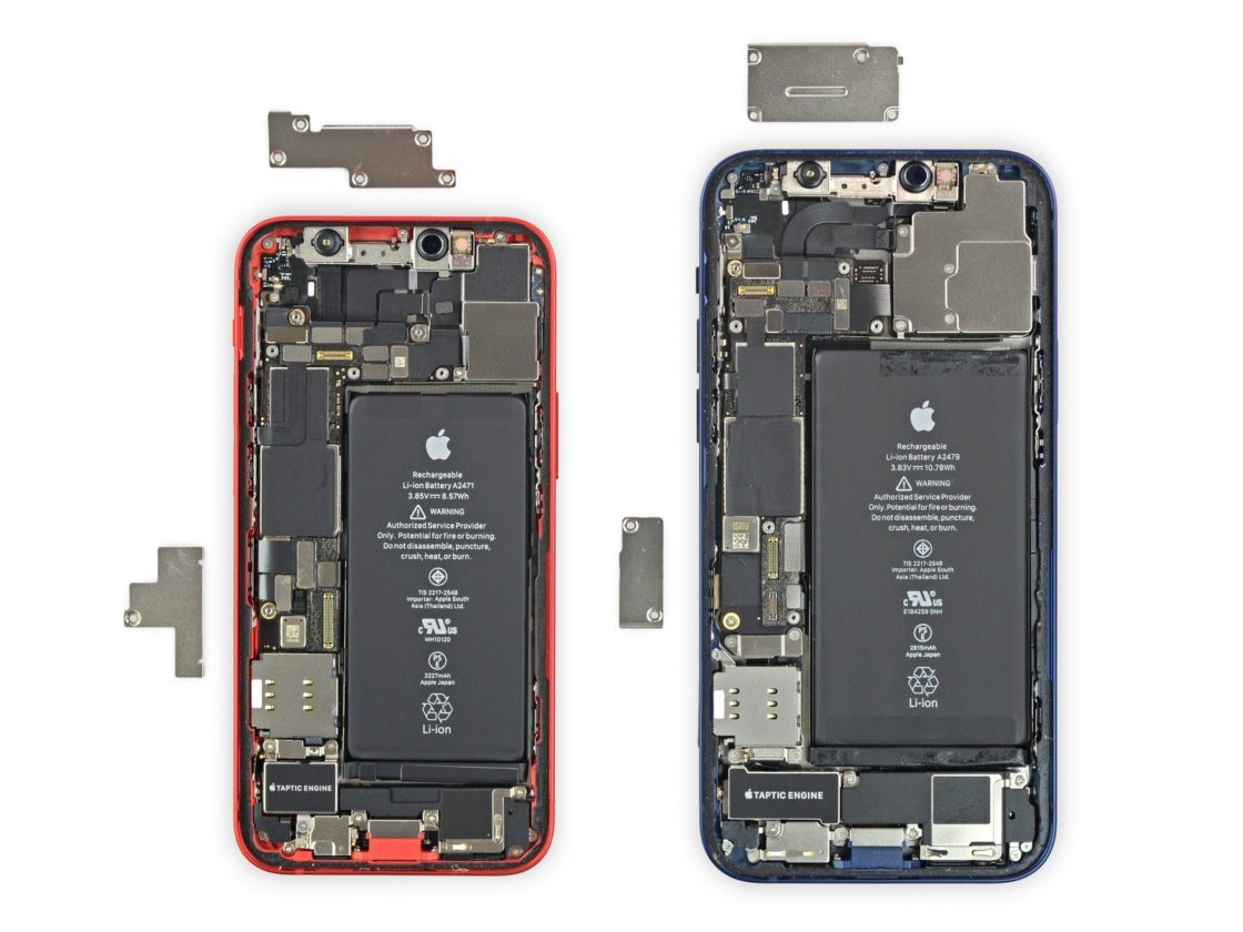 iFixit ชำแหละ iPhone 12 mini เครื่องเล็ก ชิ้นส่วนภายในเล็กลง แบตเตอรี่ ...