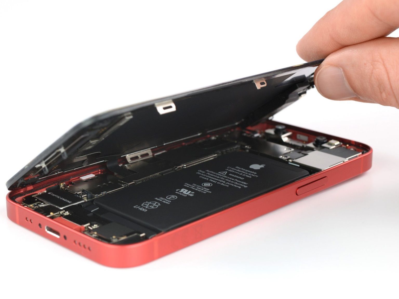 iFixit ชำแหละ iPhone 12 mini เครื่องเล็ก ชิ้นส่วนภายในเล็กลง แบตเตอรี่ ...