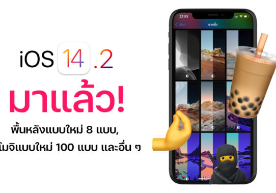 Apple ปล่อย iOS 14.2, iPadOS 14.2, watchOS 7.1, tvOS 14.2 Developer ...