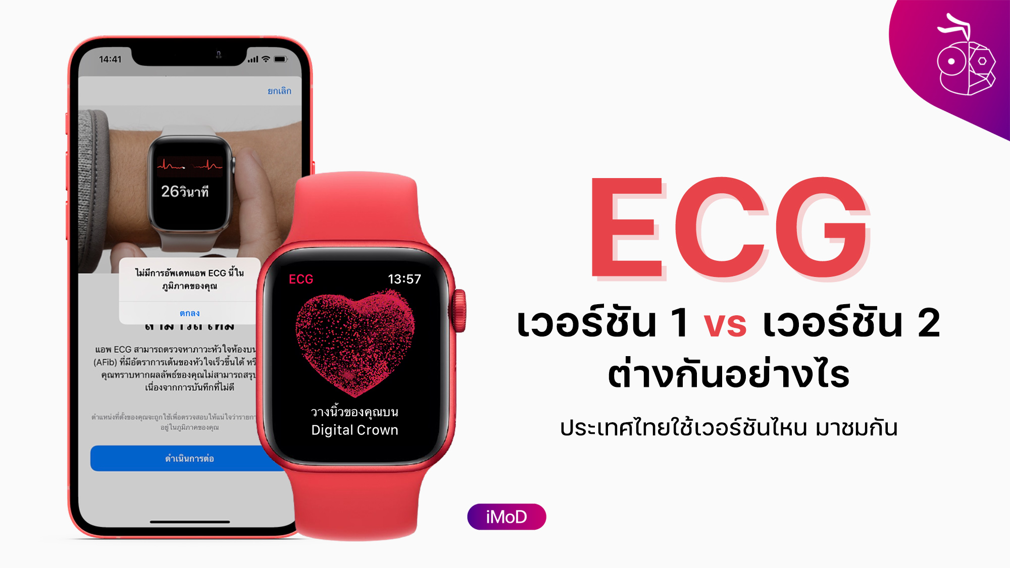 การวัดคลื่นไฟฟ้าหัวใจ (ECG) เวอร์ชัน 1 และเวอร์ชัน 2 ต่างกันอย่างไร ใน ...