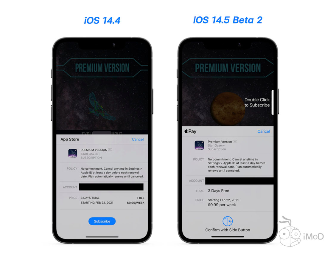 Apple อัปเดตข้อมูลการสมัครรับแอปใน App Store ให้ชัดเจนขึ้น ใน iOS 14.5 เวอร์ชันเบต้า