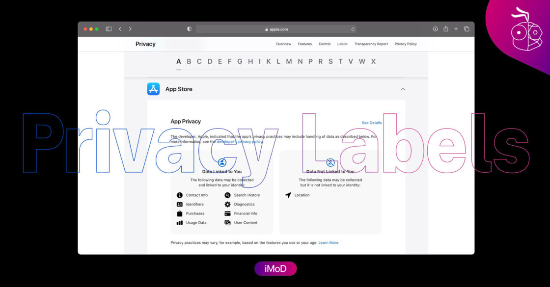 Apple เปิดหน้าเว็บ Privacy Labels ระบุว่าแอปของ Apple เก็บข้อมูลของ ...