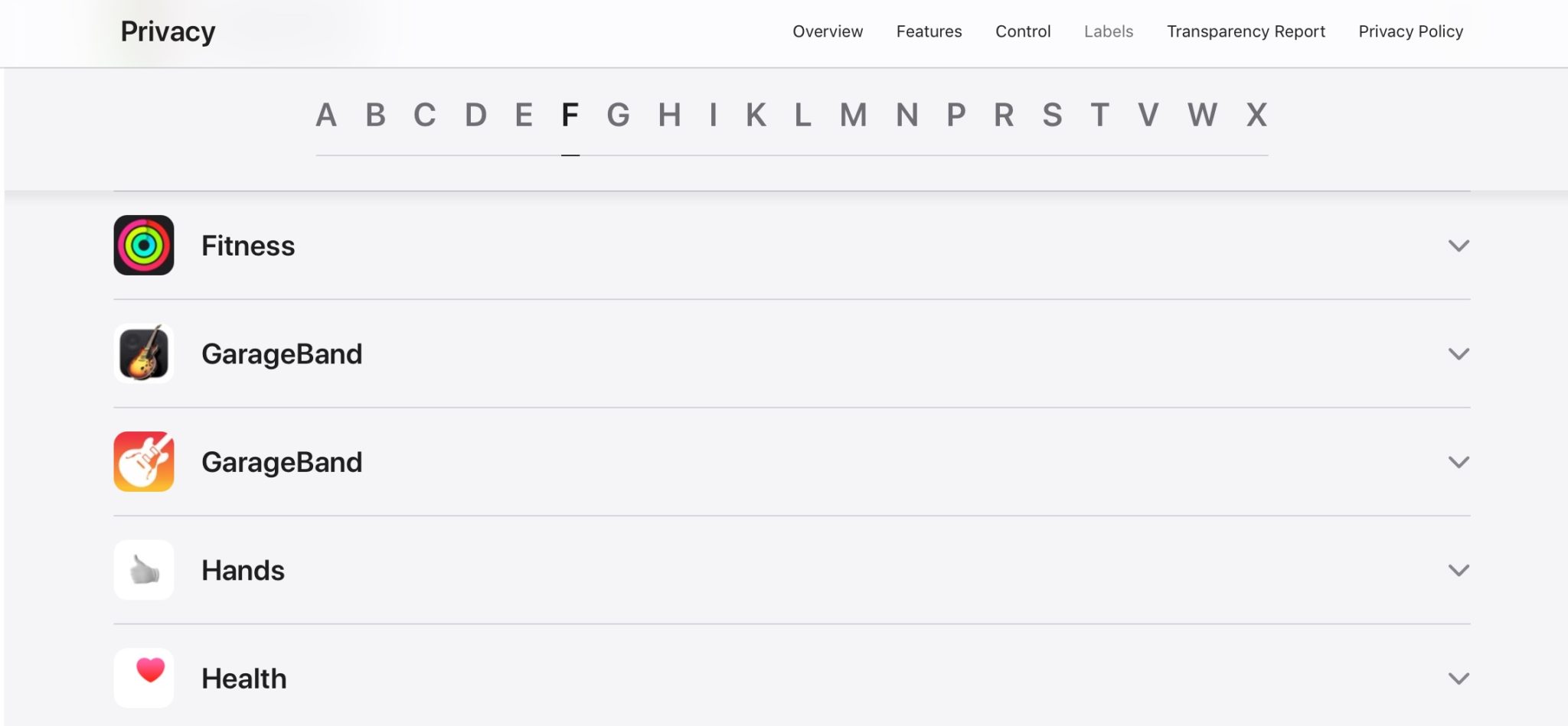 Apple เปิดหน้าเว็บ Privacy Labels ระบุว่าแอปของ Apple เก็บข้อมูลของ ...