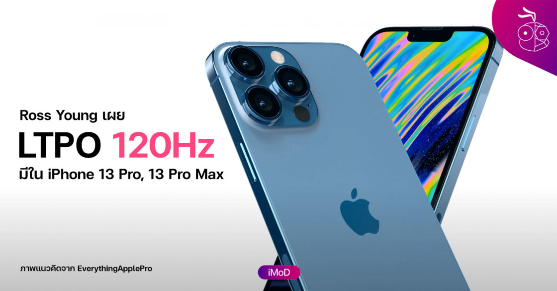 The Elec เผย Samsung เริ่มผลิตจอ LTPO รองรับ 120Hz เพื่อใช้ใน iPhone 13 Pro แล้ว
