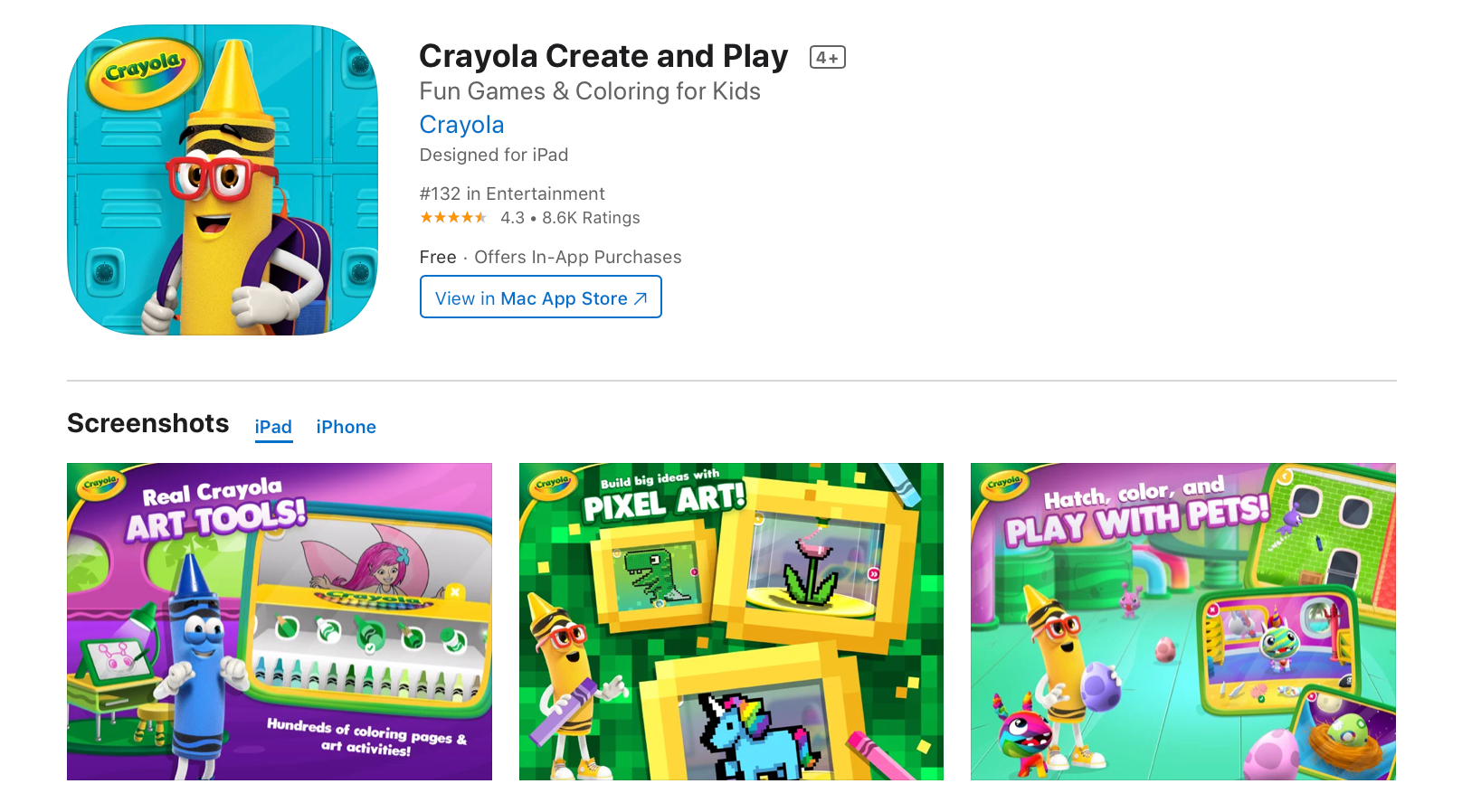สร้างสรรค์จินตนาการไปกับเกมใหม่อย่าง Crayola Create and Play บน Apple ...