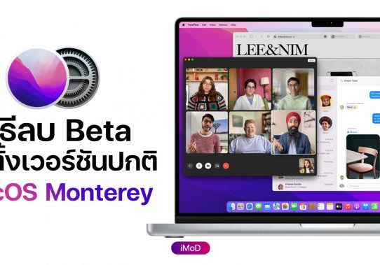 Apple ปล่อย macOS Monterey Developer Beta 6 ให้ทดสอบ